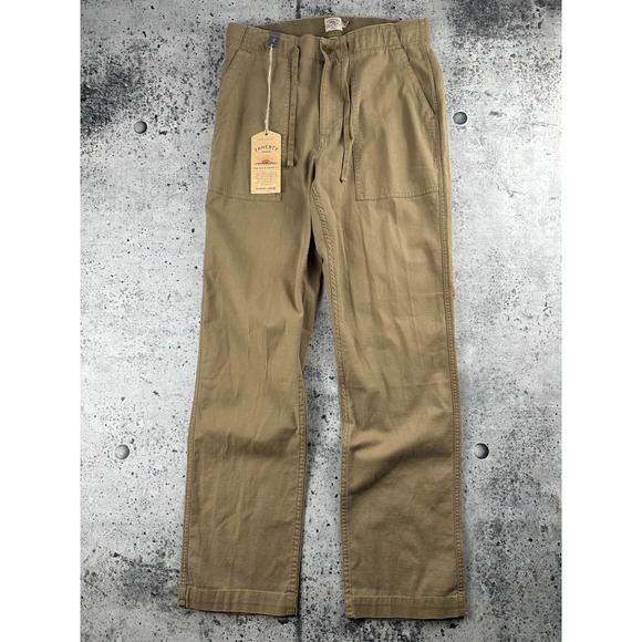 Faherty | Pants | New Faherty Mens Dune Utility Pants Wood Bark Size ...